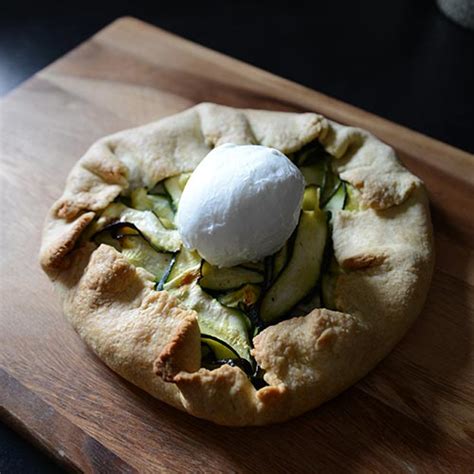 Tarte Rustique Courgette Et Burrata Gastronomico