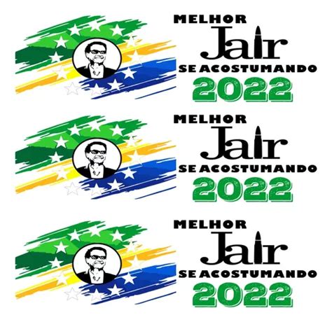 Kit Adesivos Autocolante Bolsonaro Envio Imediato Parcelamento