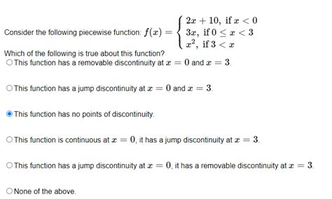 solved consider the following piecewise function