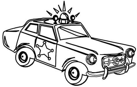 Desenhos de carros de polícia para colorir Como fazer em casa