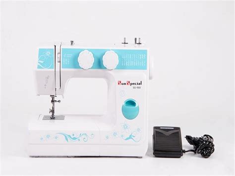 Máquina Costura Doméstica Ss 988 110v Mecânica Azul Sun Special