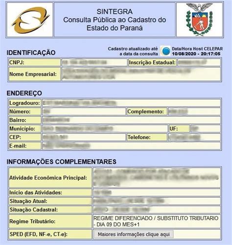 Descobrindo a Inscrição Estadual de um CPF ou CNPJ online