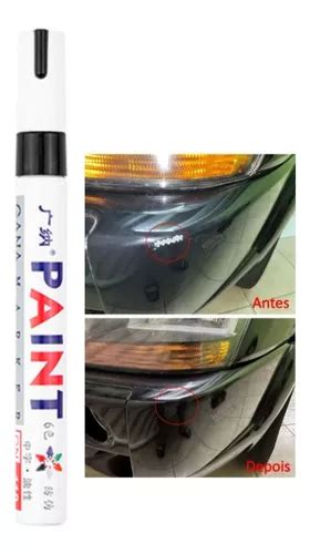 Caneta Tira Riscos Pintura Automotiva Carro Moto Cor Preta Frete Gr Tis