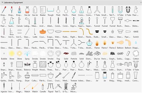 Chemical Laboratory Equipment Shapes And Usage Edrawmax