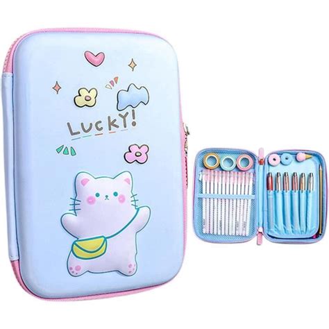 Trousse Scolaire Crayons Crayons Fournitures Scolaires Estojo Casse