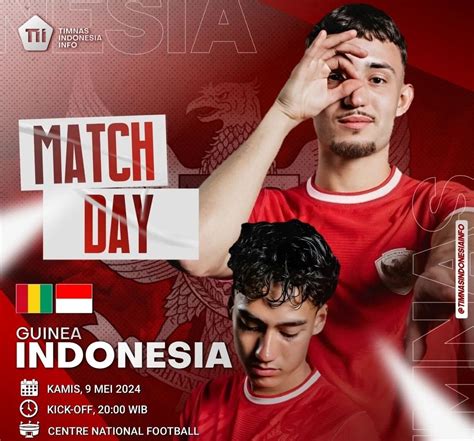 Begini Cara Nonton Timnas Indonesia U 23 Vs Guinea Di FIFA