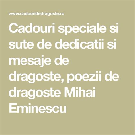 Cele Mai Romantice Poezii Clasice De Dragoste Mihai Eminescu
