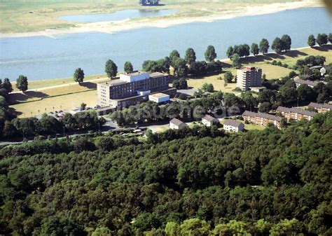 Luftbild Duisburg Klinikgelände des Krankenhauses Helios Rhein Klinik