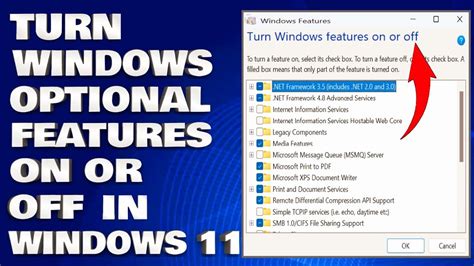 How To Turn Windows Features On Or Off Manage Windows Optional