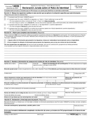 Fillable Online Complete Este Formulario Si Necesita Que El IRS Marque