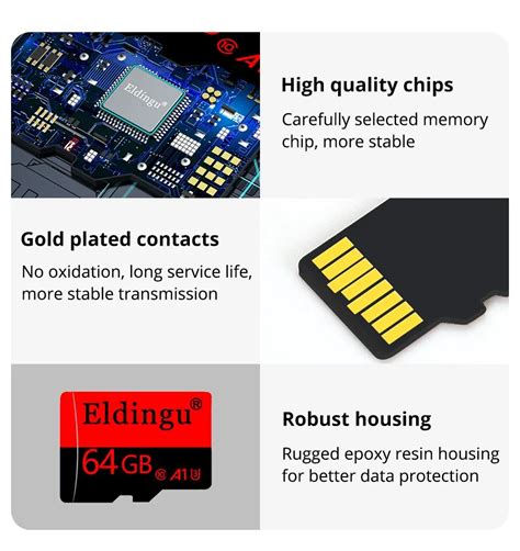 Carte mémoire TF Eldingu différentes capacités Test et Avis