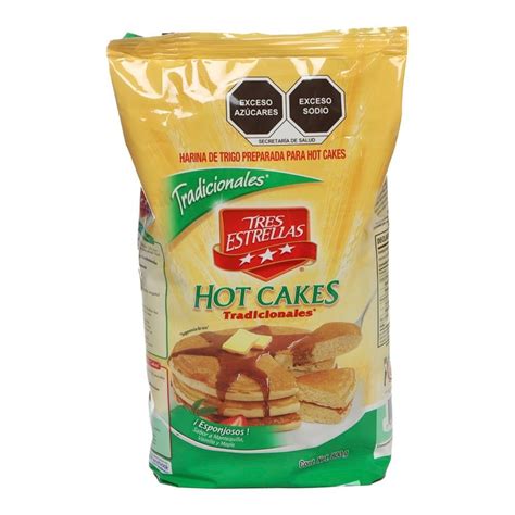 Harina De Trigo Tres Estrellas Preparada Para Hot Cakes Tradicionales