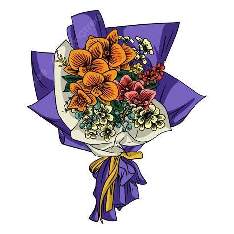 Bouquet Flowers Graduation Png Vector Psd And Clipart With