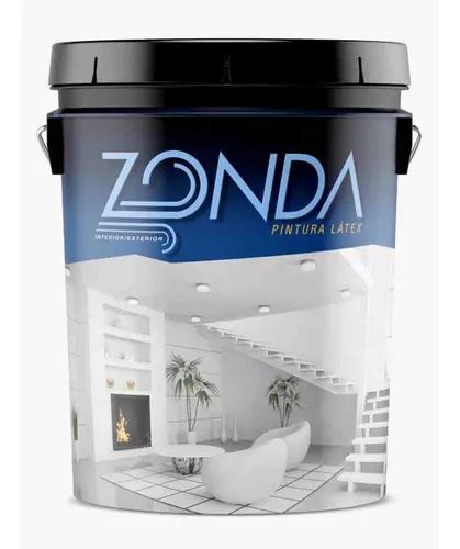 Pintura Latex Interior Exterior Zonda Lts Blanco Rex Mercadolibre