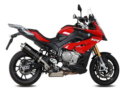 Exhaust Storm By Mivv Muffler Oval Nero Steel LX2B For Bmw S 1000 Xr