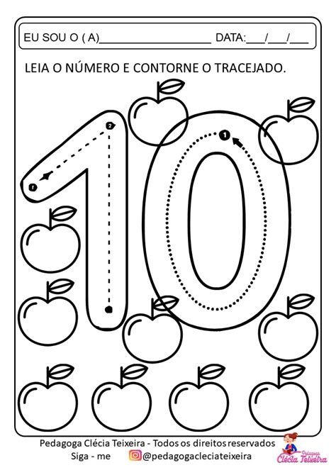 Atividade de matemática para educação infantil Clécia Teixeira