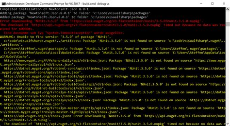 If NuGet Restore Fails Then Build Still Continues Issue 3218