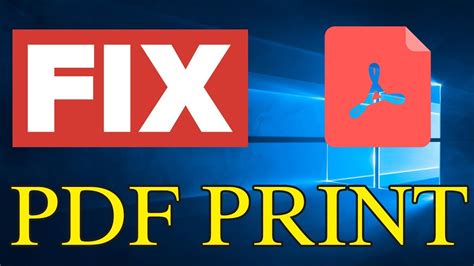 fix microsoft print pdf not working issue on windows 10