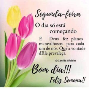 Feliz Segunda Feira E Boa Semana Frases E Imagens Para Todos