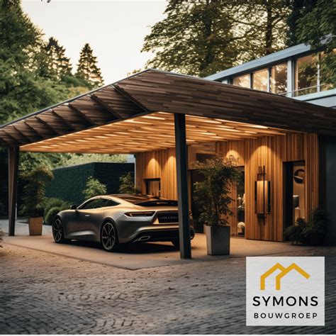 Houten Carport Bouwen Bouwgroep Symons