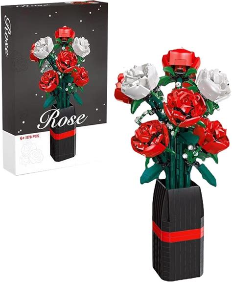KYLE Blumen Klemmbausteine Set 878 Teile Blumenstrauß Kreativität