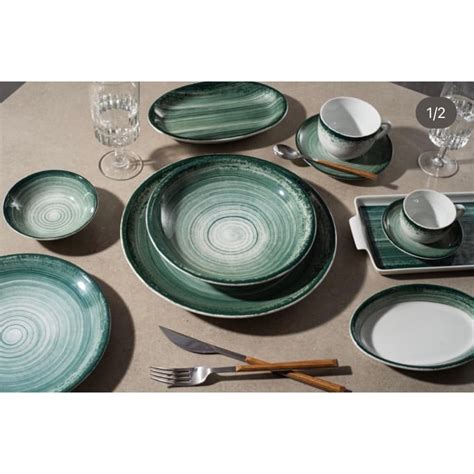 Aparelho de Jantar 30 Peças Esfera Verde Schmidt Primolare