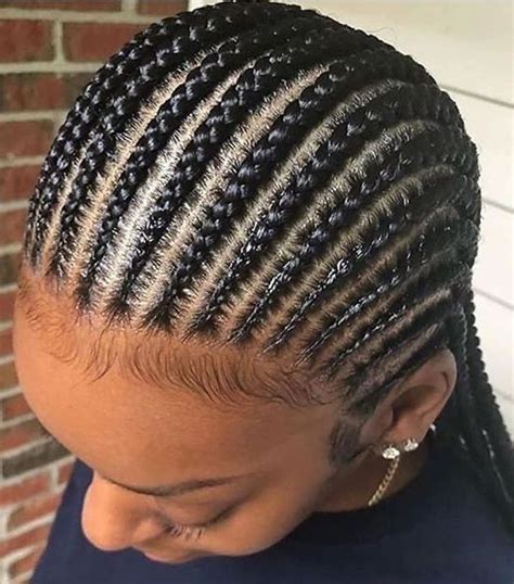 Straight Back Cornrows Cornrows Natural Hair Feed In Braids