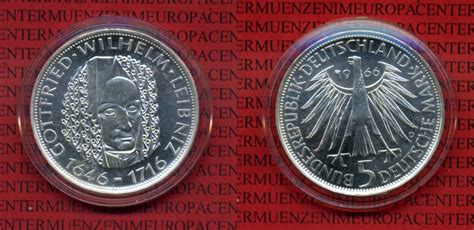 Bundesrepublik Deutschland 5 DM Silber Gedenkmünze Deutschland 5 Mark