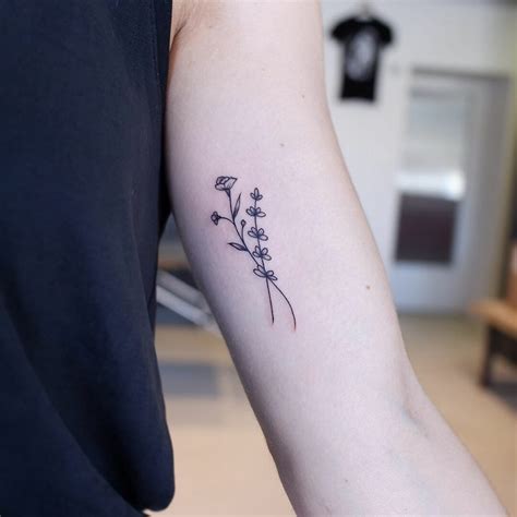 101 Best Lavender Tattoo Designs You Will Love