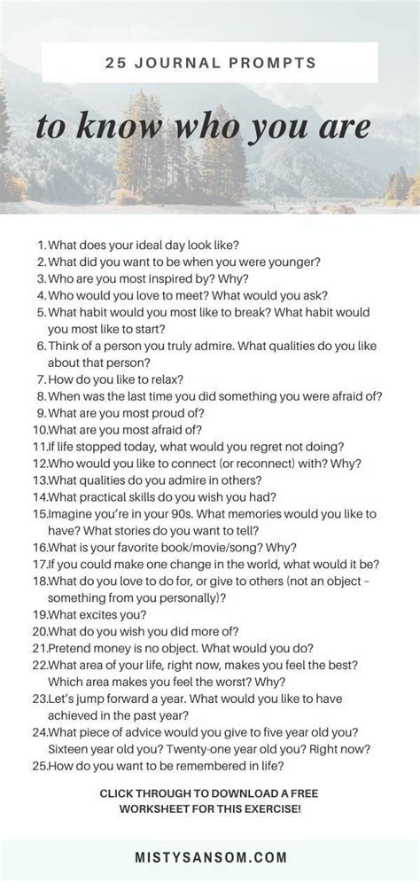 Journal Questions Journal Writing Prompts Mindfulness Journal Prompts