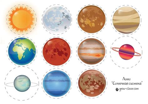 Recortables del Sistema Solar para Niños Contenidos Educativos para