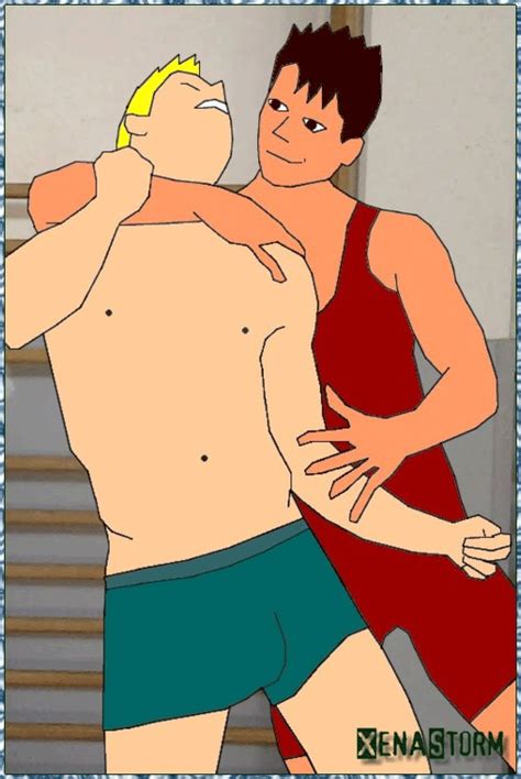 Desnudo Avergonzado Luchador Humillado