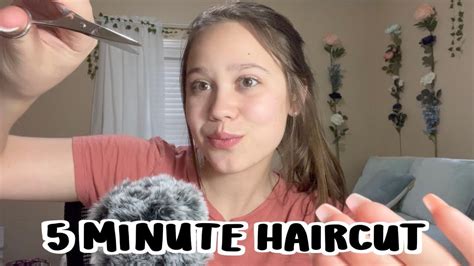 ASMR 5 Minute Haircut Role Play Fast Personal Attention YouTube