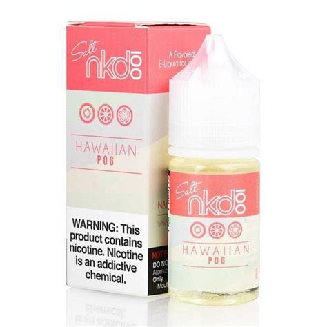 NicSalt Naked 100 Ice Hawaiian Pog 20mg 30ml Mundo Vape