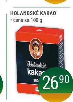 ARCHIV HOLANDSKÉ KAKAO 100g v akci platné do 30 11 2021 AkcniCeny cz