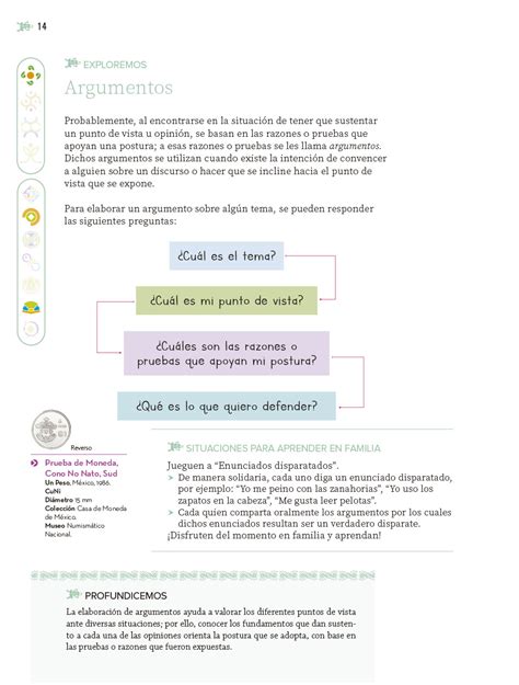 Nuestros Saberes Sexto grado Página 14 de 257 Libros de Texto Online