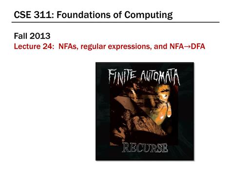 Ppt Cse Foundations Of Computing Powerpoint Presentation Free