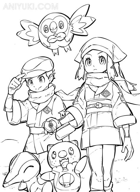 Pokémon Legends Arceus coloring pages AniYuki Anime Portal