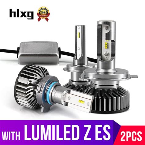 HLXG With Lumileds Luxeon ZES Chip H7 Led 12000LM Mini Car Headlight