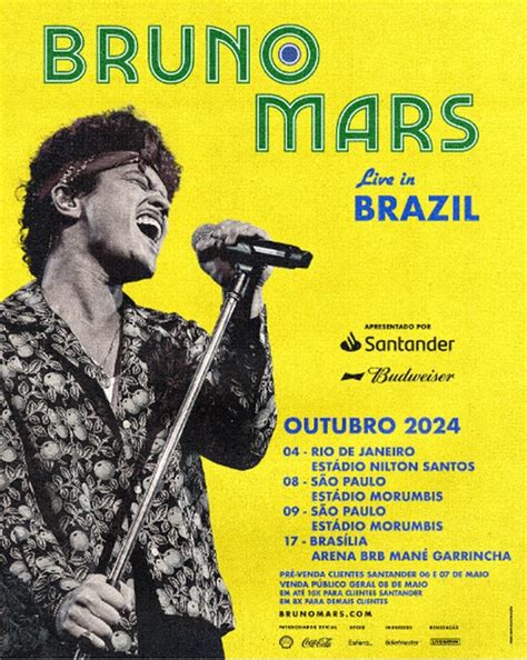Veja as datas preços e como comprar ingressos para os shows de Bruno