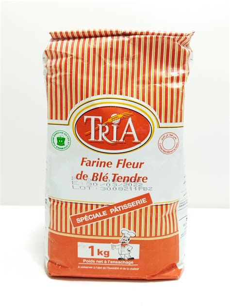 FARINE FLEUR DE BLÉ TENDRE 1KG TRIA CIMAMARKET
