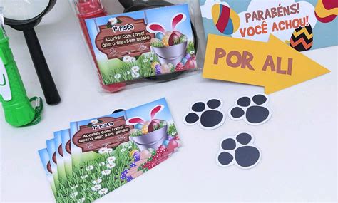 Kit Caça aos Ovos de Páscoa Elo7 Produtos Especiais