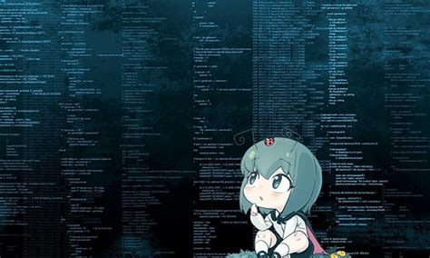 Hd Wallpaper Anime Girls Creative Coding Wallpaper Flare