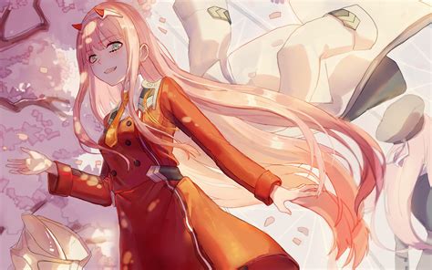 Zero Two Fondo De Pantalla Zero Two Wallpapers Fondo De Pantalla