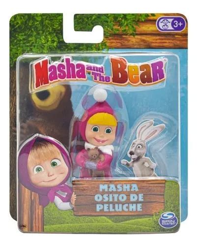 Masha Y El Oso Masha Osito De Peluche 7cm Spin Master MercadoLibre