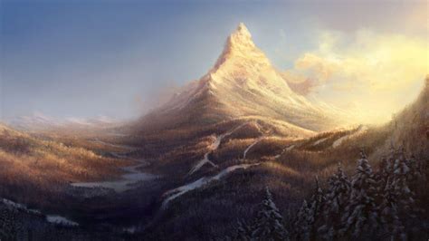 Mountain Art Wallpapers Top Free Mountain Art Backgrounds