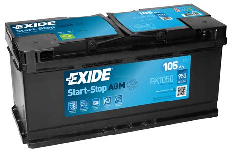 AKUMULATOR Exide AGM EK1050 START STOP 105Ah 950A EK1050 za 1000 zł z