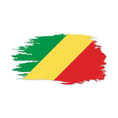Republic Of The Congo Flag With Vector Stock Republic Of The Congo