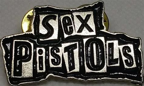 Sex Pistols Logo Classic Tipografic Metal Pin Rmp