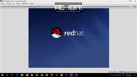 como instalar redhat linux en virtualbox youtube